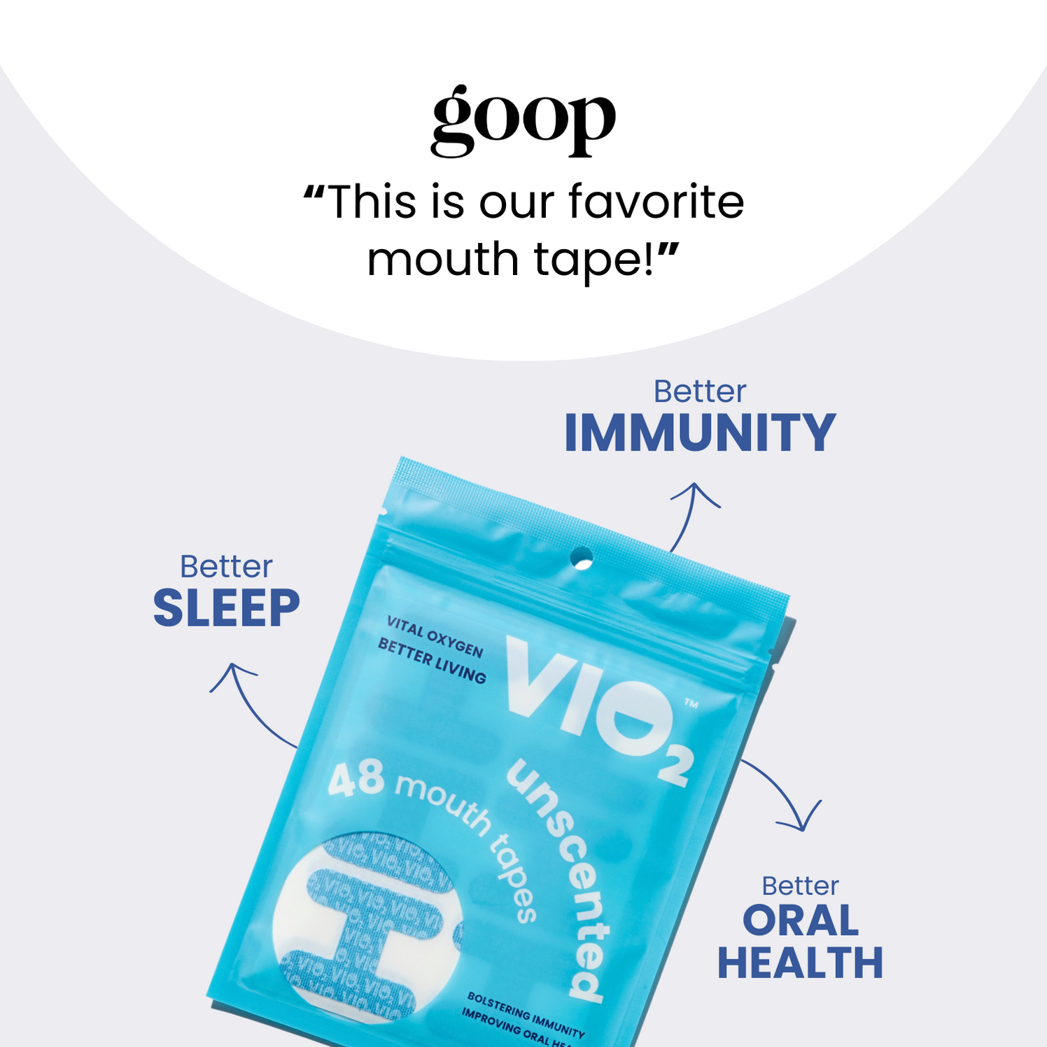 VIO2™ Unscented Mouth Tape | VIO2tape